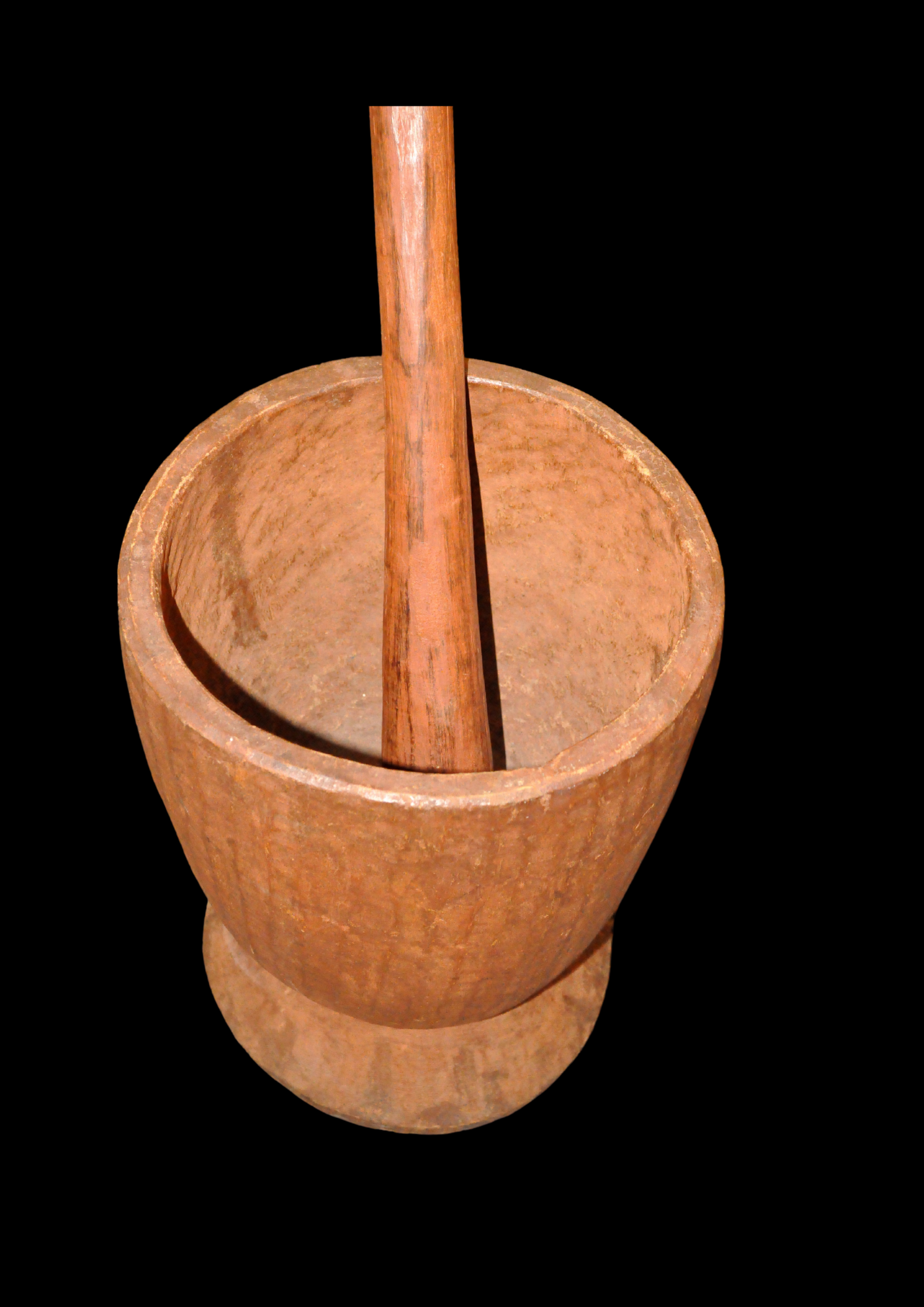 Mortero grande de teka – Colibantan